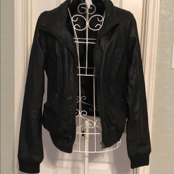 Sparkle & Fade | Jackets & Coats | Leather Jacket | Poshmark